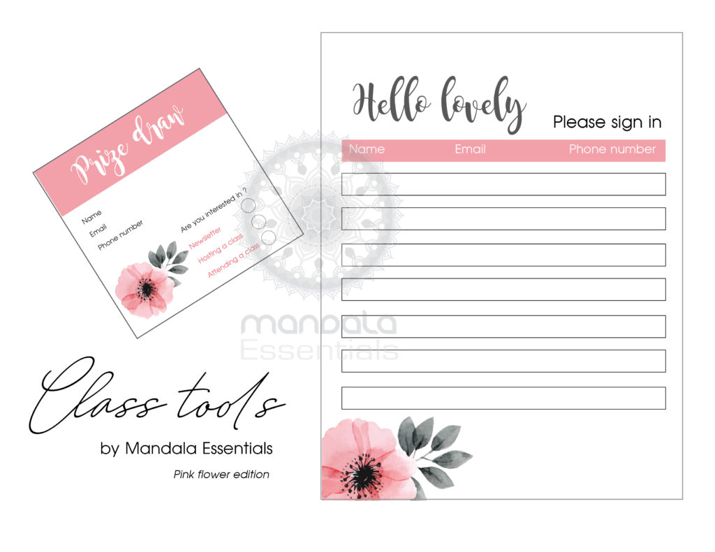 Class Tools Pink Flower Edition